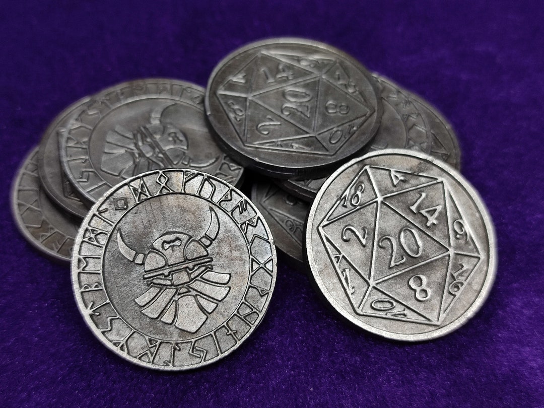 Dungeons Coin, Metal Coins, D&D, Dungeons and Dragons, Collection Coins ...