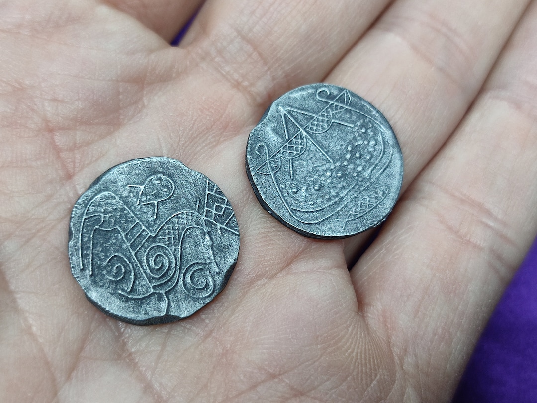 Viking Coins, Viking Coins, Handmade Coins, Gift for a Friend, Viking ...