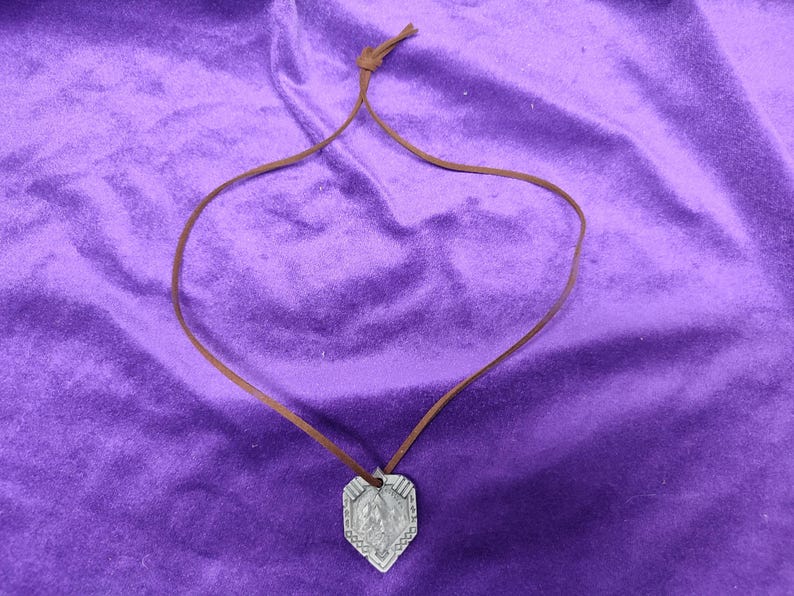 Dwarf Necklace | Handmade Dwarven Pendant | Rune Jewelry | Fantasy ...