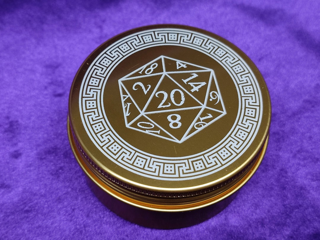 Golden Box D20, Golden Box D20, Small Metal Box, Small Metal Box - Etsy