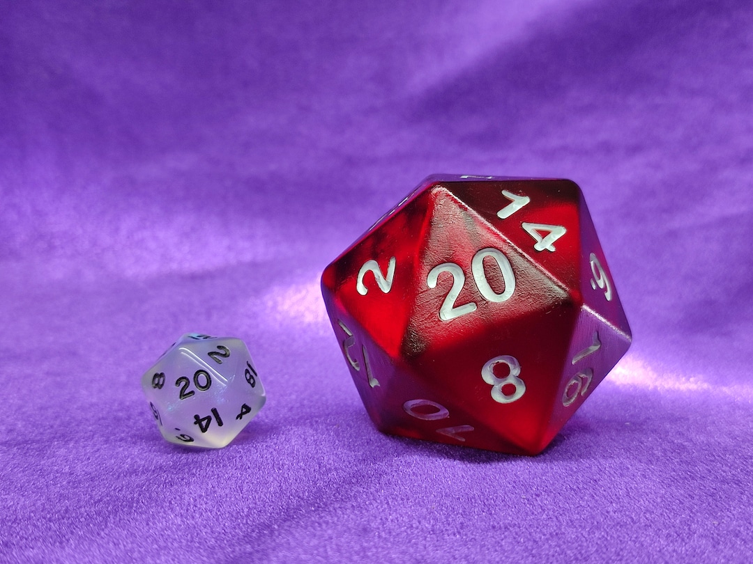 Dado d20 gigante Dungeons Giant Dungeons and Dragons d20 - Etsy México