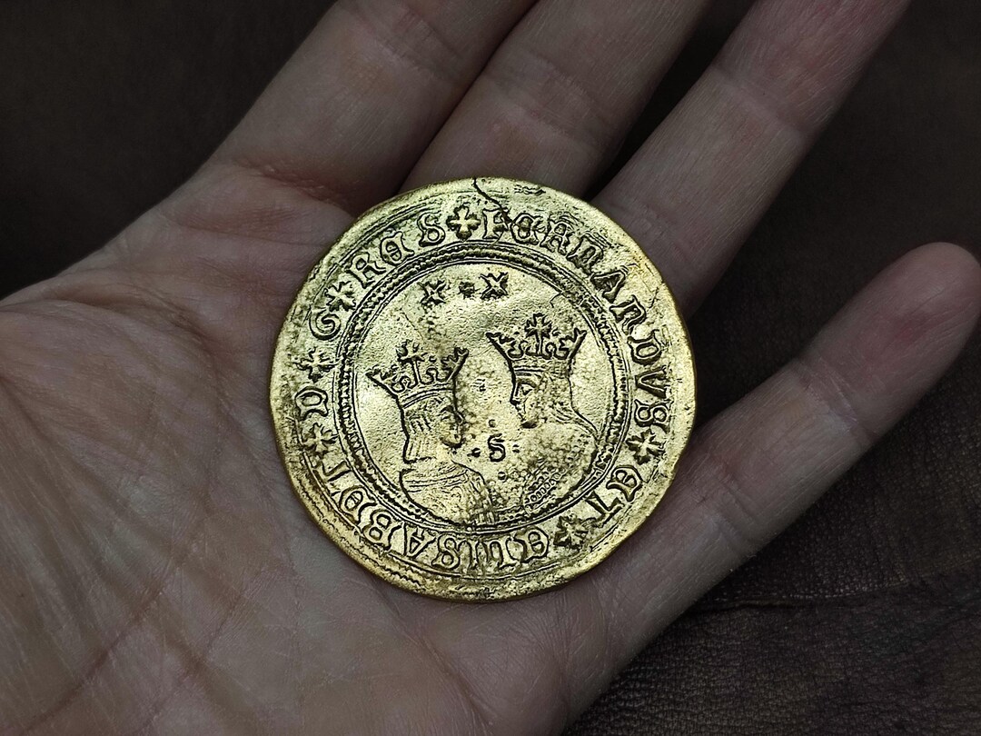 20 Excellent Catholic Kings Gold Coin, 20 Excellent Catholic Kings Gold ...