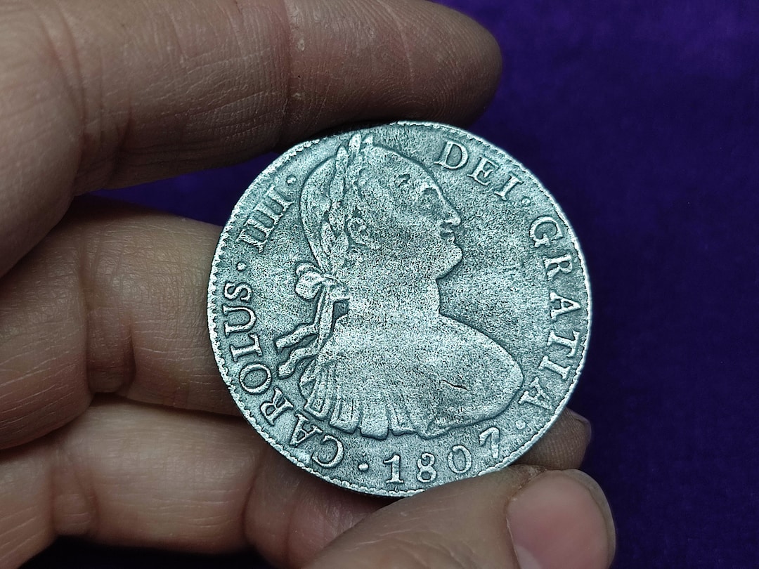 Coin of Carolus IIII 1807, Coin of Carolus IIII 1807, Handmade Coin ...