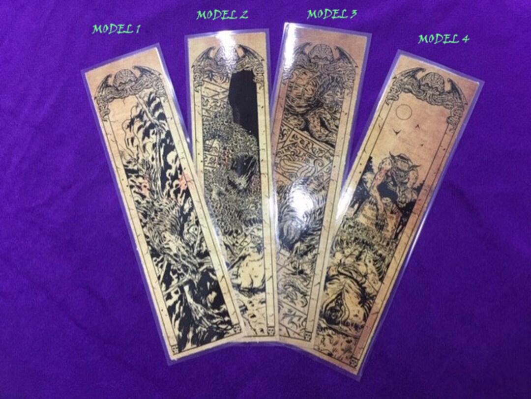 Cthulhu Bookmark, Lovecraft Books, Lovecraft Bookmark different ...