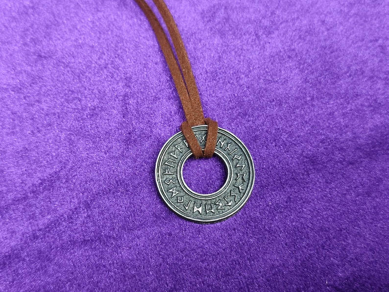 Collar Rúnico Runic Necklace Fabricado En Metal - Etsy