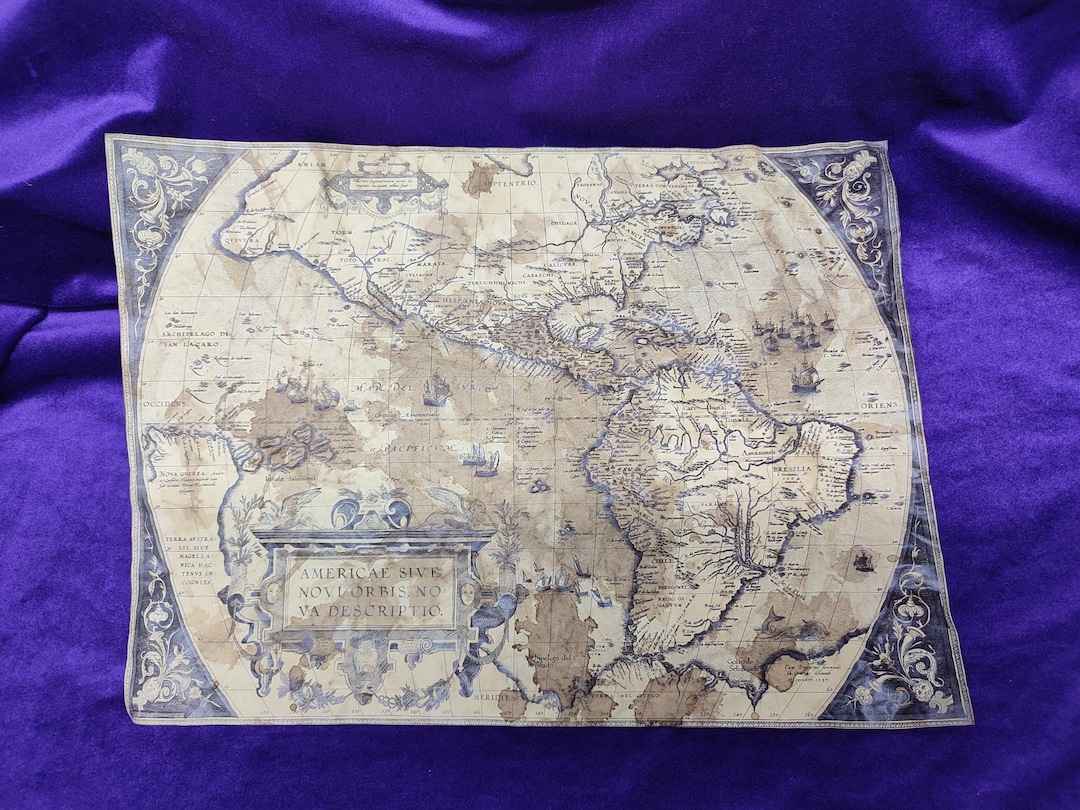 Map of the Pacific, Map of the Pacific, Old World Map, Aged Map, Old ...