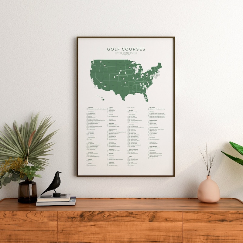 U.s. Open Golf Courses - Etsy