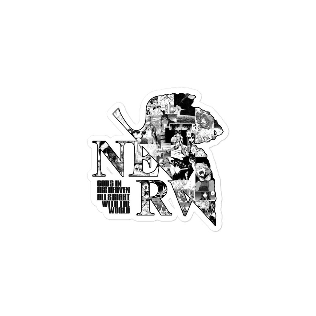 NERV Neon Genesis Evangelion Manga Panel Sticker - Etsy