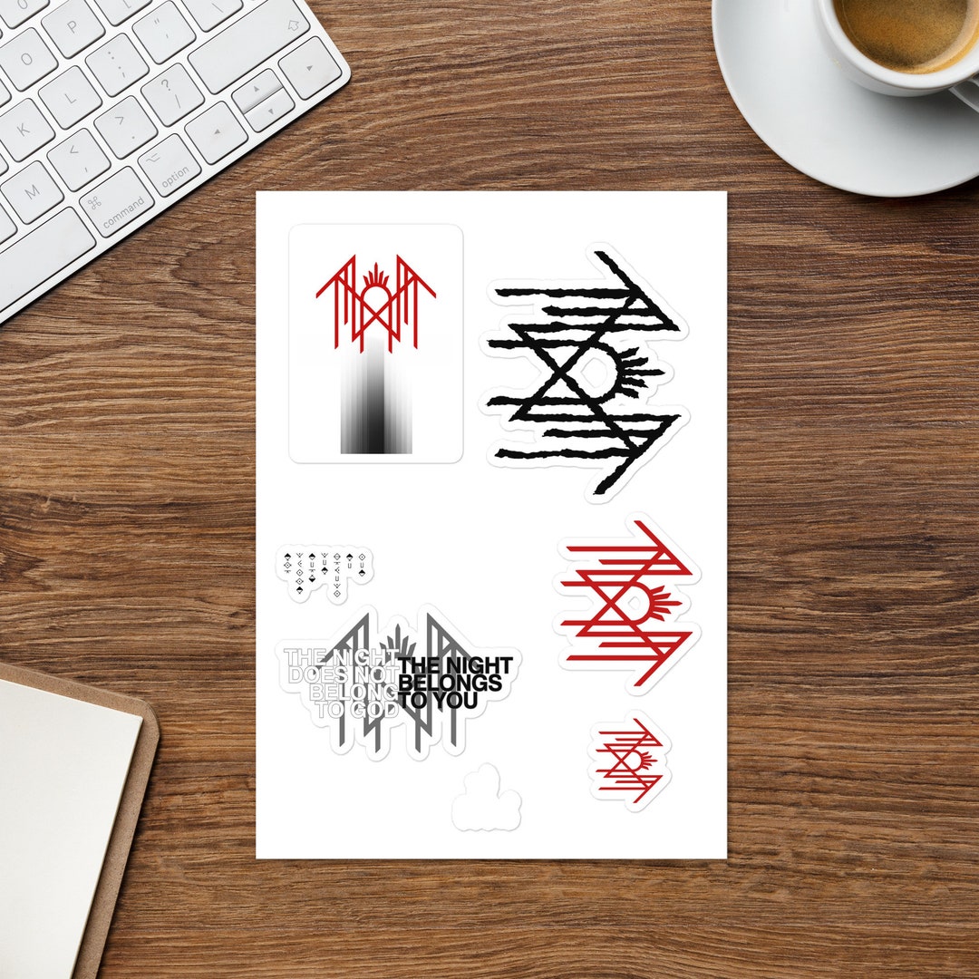 Sleep Token Logo Sticker Sheet Set Kiss Cut - Etsy