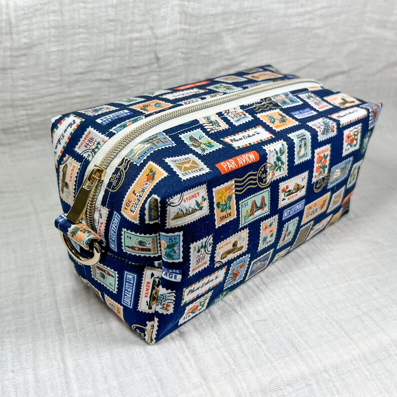 BOXY POUCH Handmade Zip-close Boxy Pouch Rifle Paper Co. Tool Pouch ...