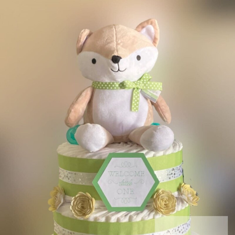 Fox Diaper Cake - Etsy