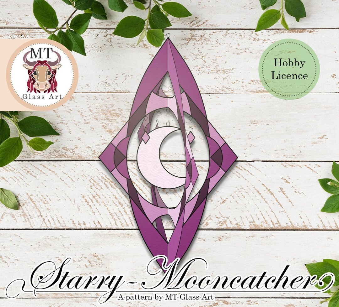 3D Stained Glass Pattern Digital Download DIY Stained Glass Stained ...