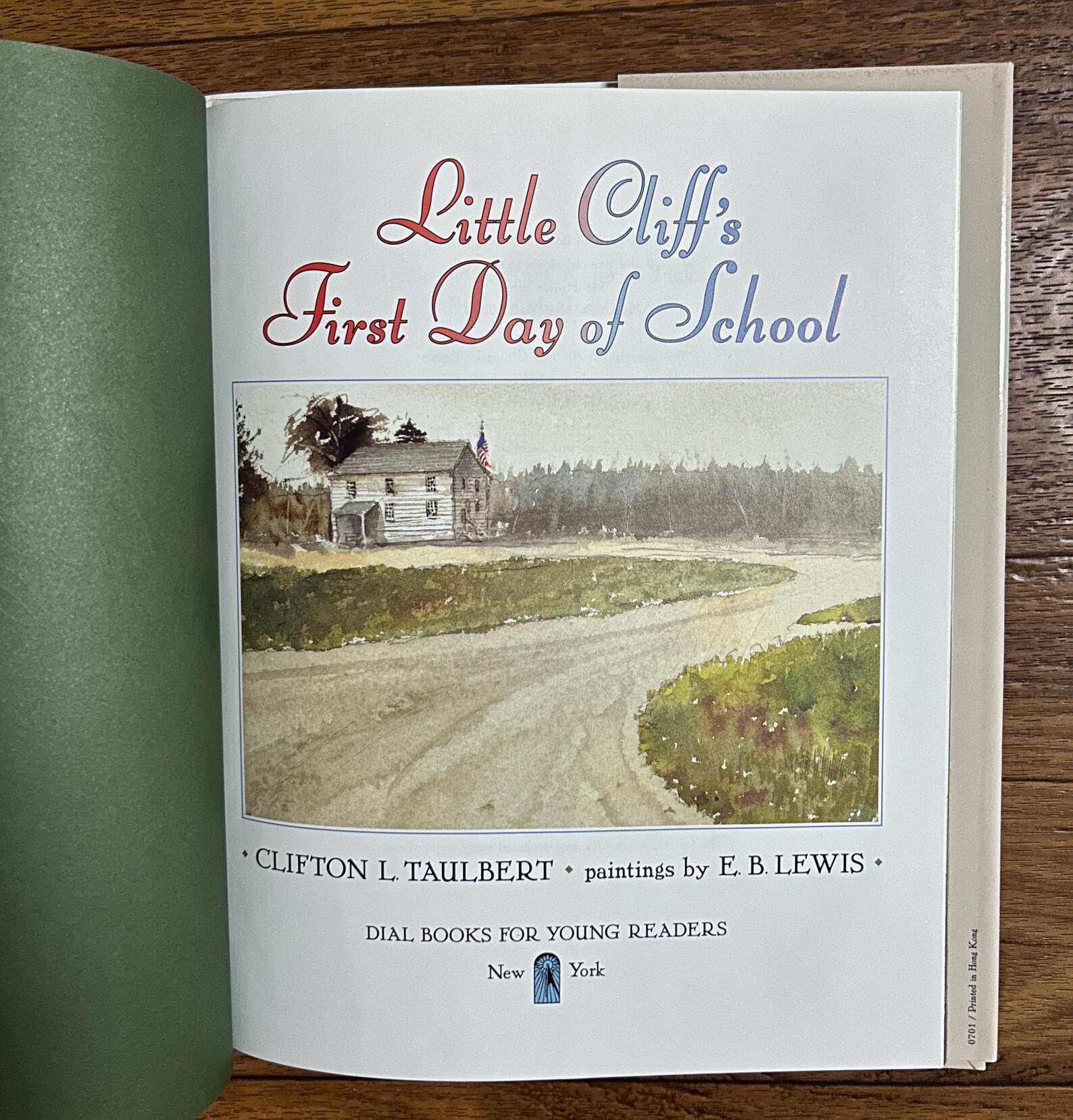 Little Cliff’s First Day of School • Clifton Taulbert • Paintings by E ...