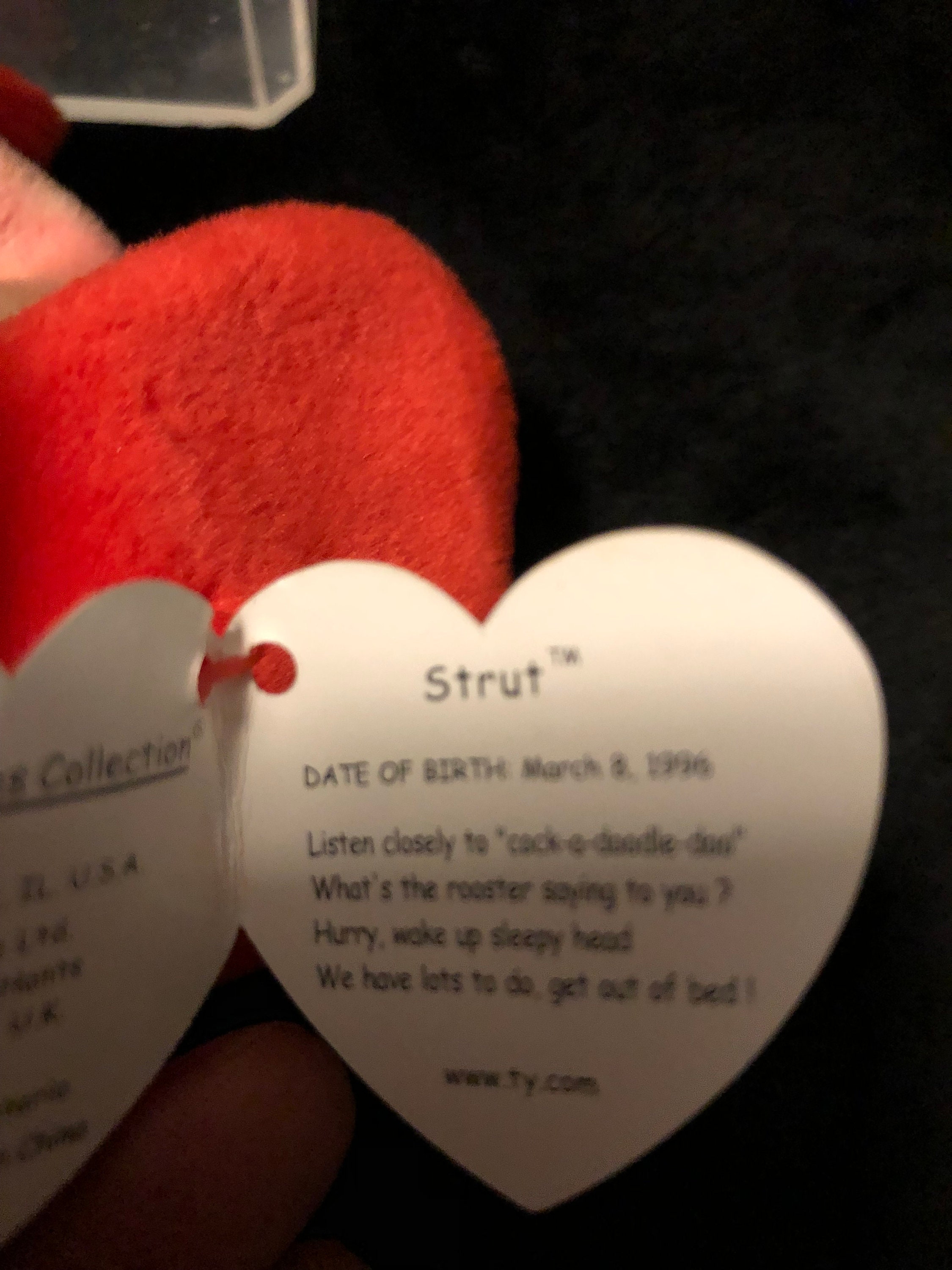 Ty Strut the Rooster Beanie Baby - Etsy Australia