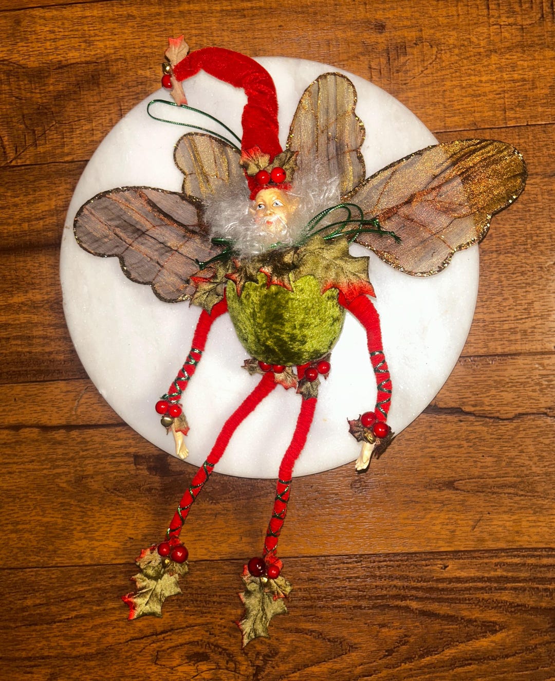 Mark Roberts ~ Christmas ~ Red & Green ~ Santa Claus Elf Fairy ~ 12 ...