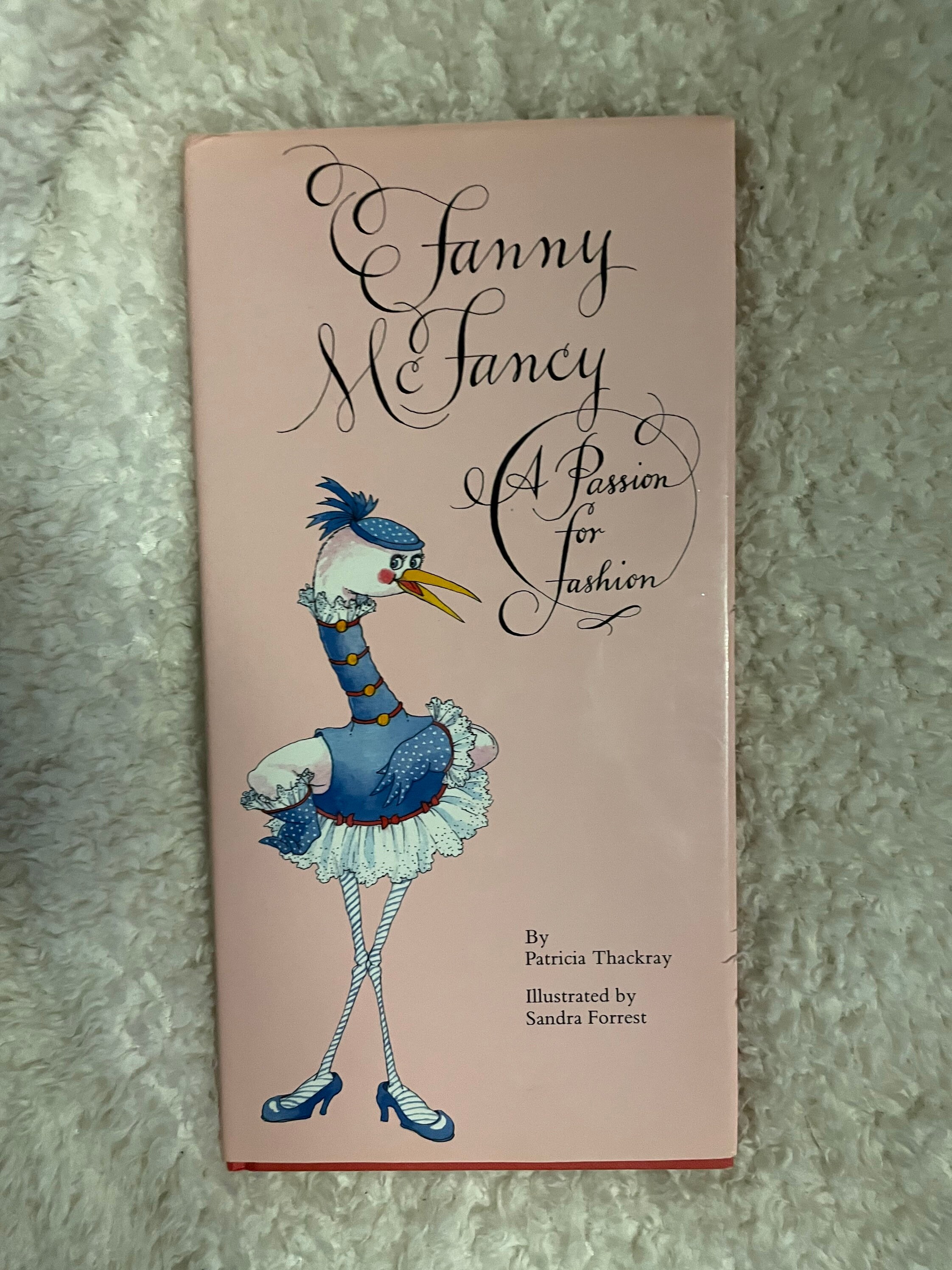 Fancy Mcfancy A Passion for Fashion by Patricia Thackray HC Book - Etsy