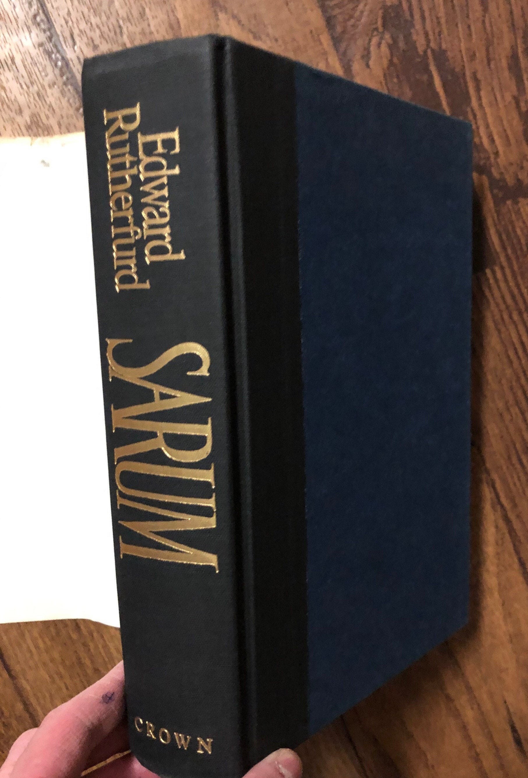 Sarum By Edward Rutherfurd1987 1st Edt. HC W/ DJ Book | Etsy