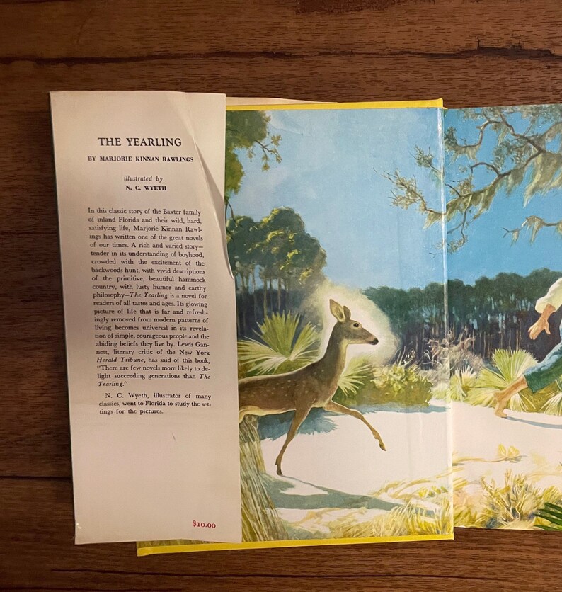 The Yearling by Marjorie Kinnan Rawlings HC Book - Etsy