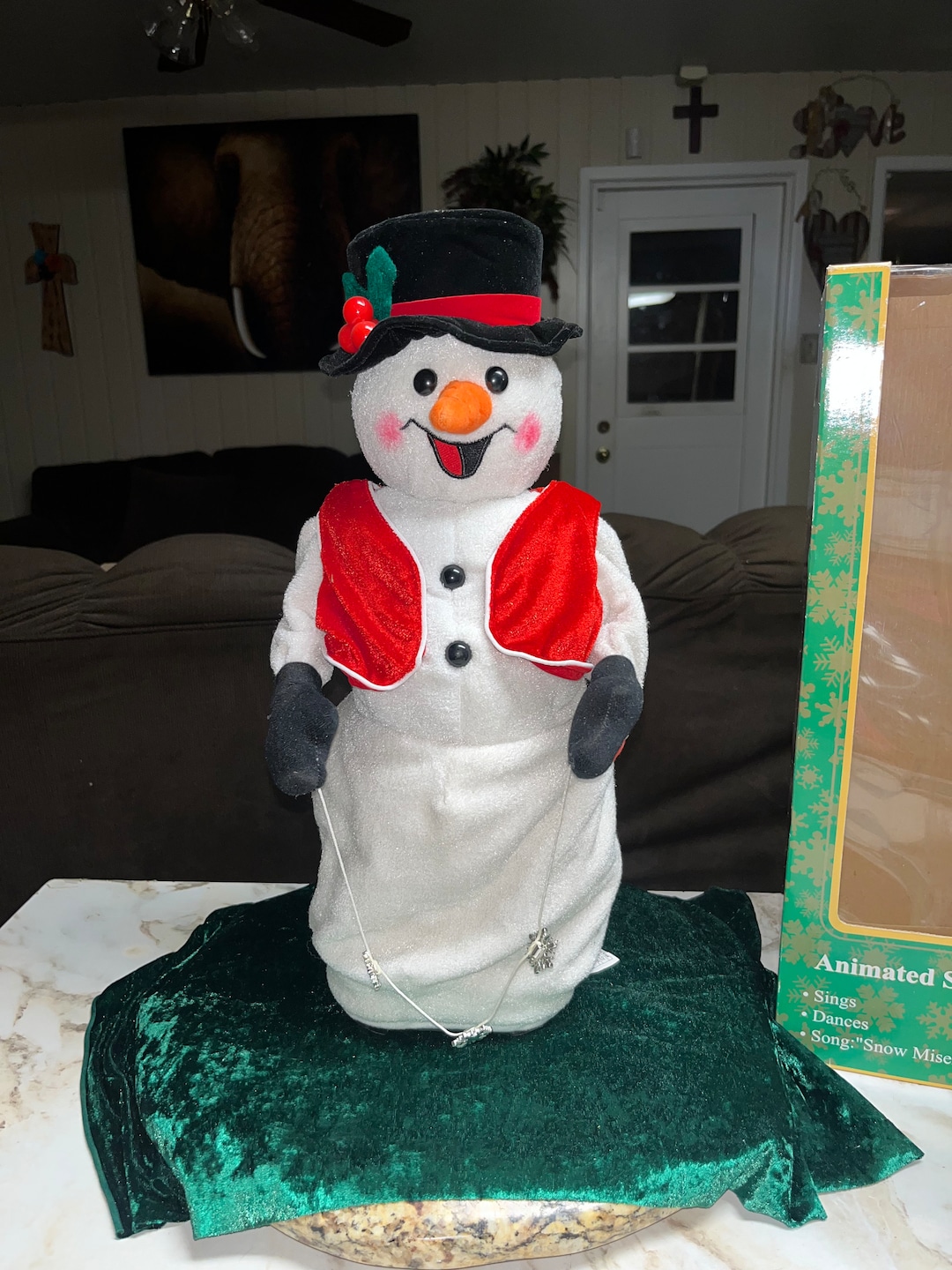 New Gemmy Animated Singing & Dancing Snowman - Etsy