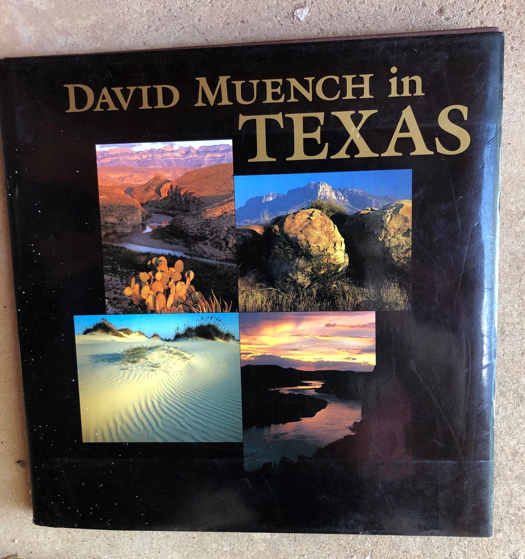 David Muench • in Texas Photography • 1995 • HC/W DJ Book - Etsy