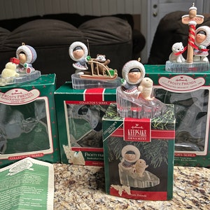 Hallmark Lot of 4 Eskimo Keepsake Ornaments New W/ Box - Etsy
