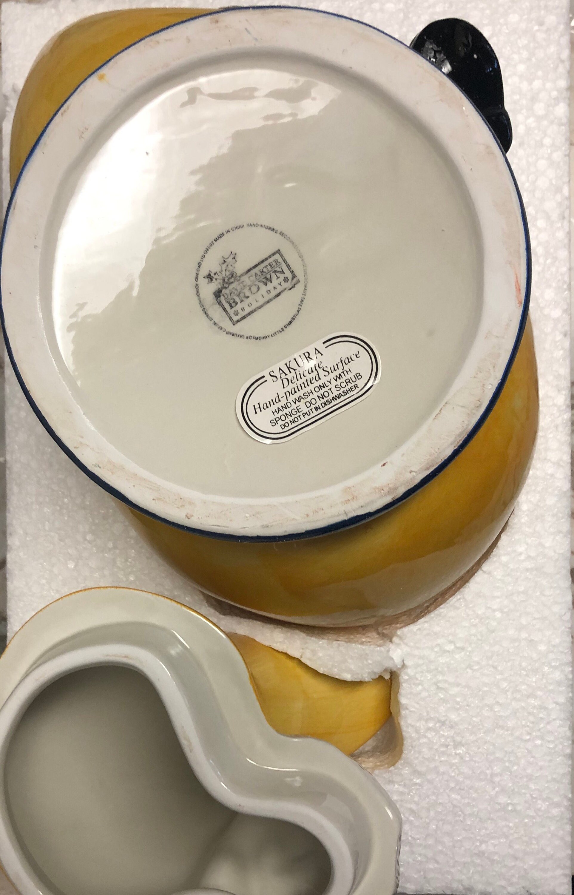 Merry Little Christmas Ceramic Sakura Oneida Cookie Jar | Etsy