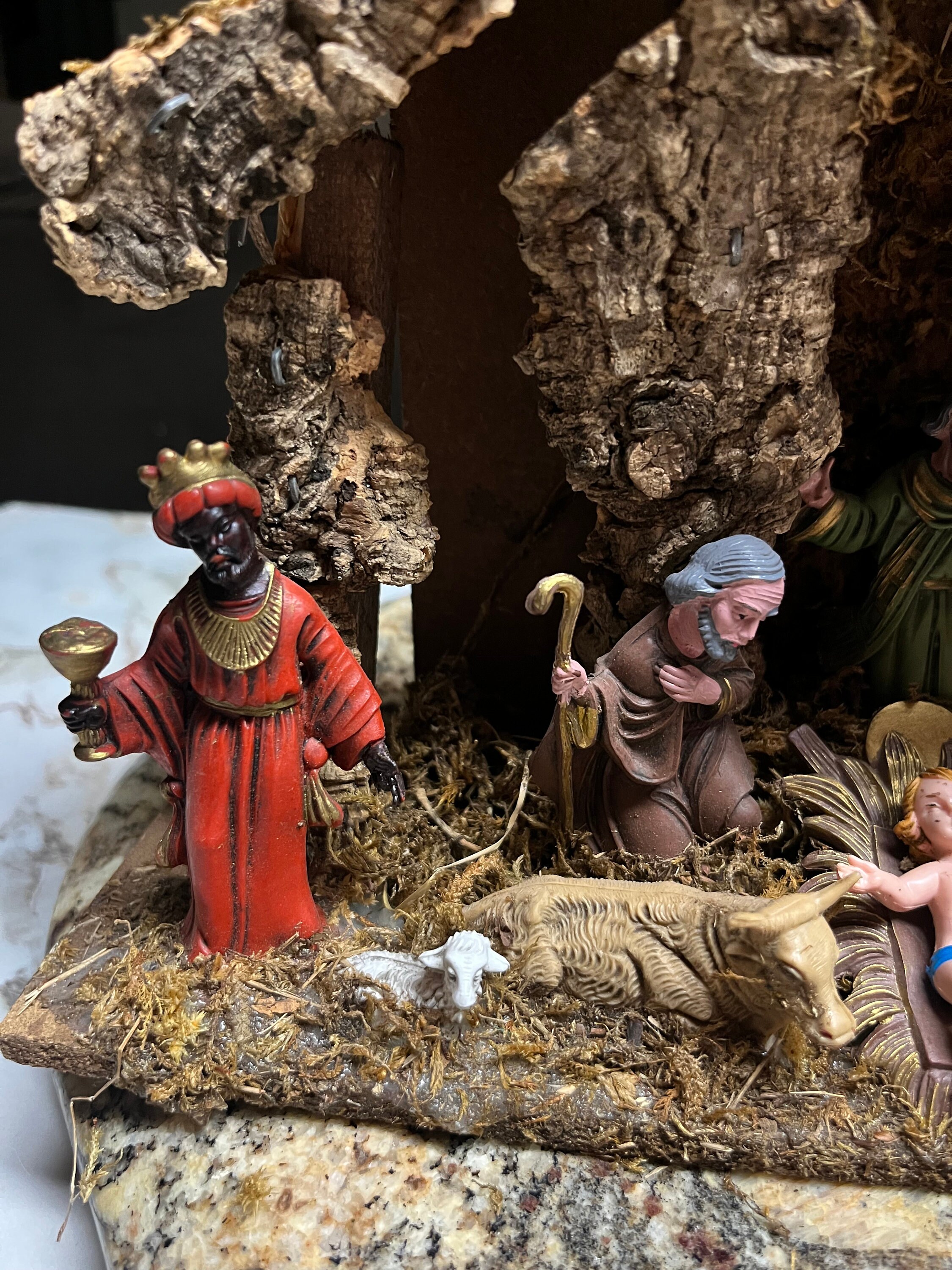 Fontanini made in Italy Nativity Set W/stable - Etsy