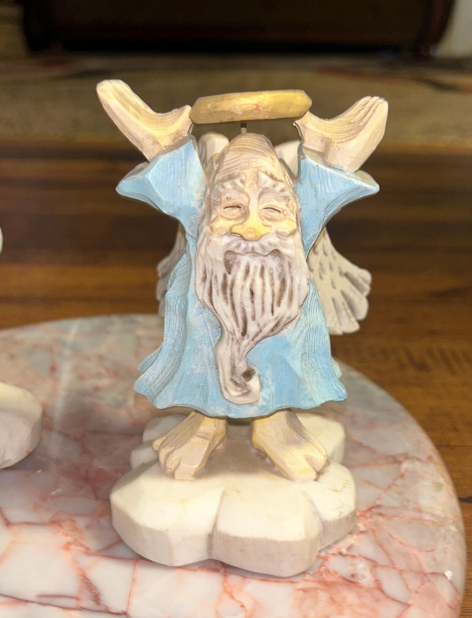 David Frykman • Vintage-1994 • 2 Figurines (the Oldest Angel) • Beige ...