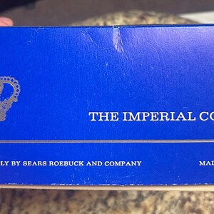 Sears • the Imperial Collection • Vintage • Christmas Glass Ornaments ...