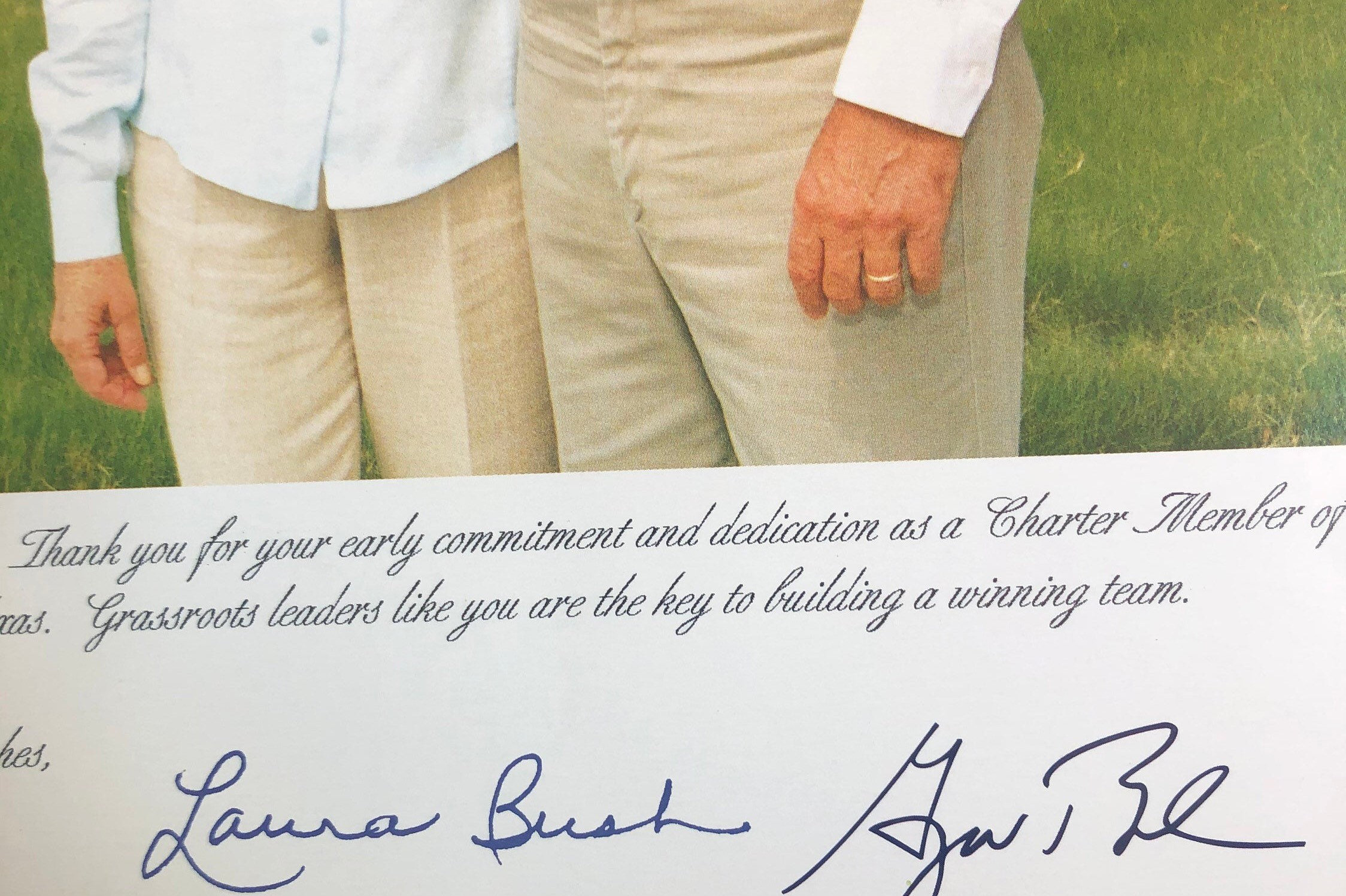 George & Laura Bush SIGNATURES W/ Picture - Etsy