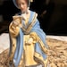 The Noble Collection Bella • Bisque Porcelain • Lady • Figurine • Blue ...