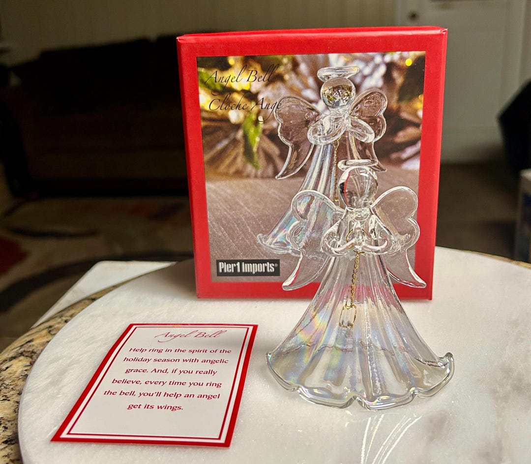 Pier 1 • Iridescent • Angel • Angels Hands in Praying • Bell • New W ...