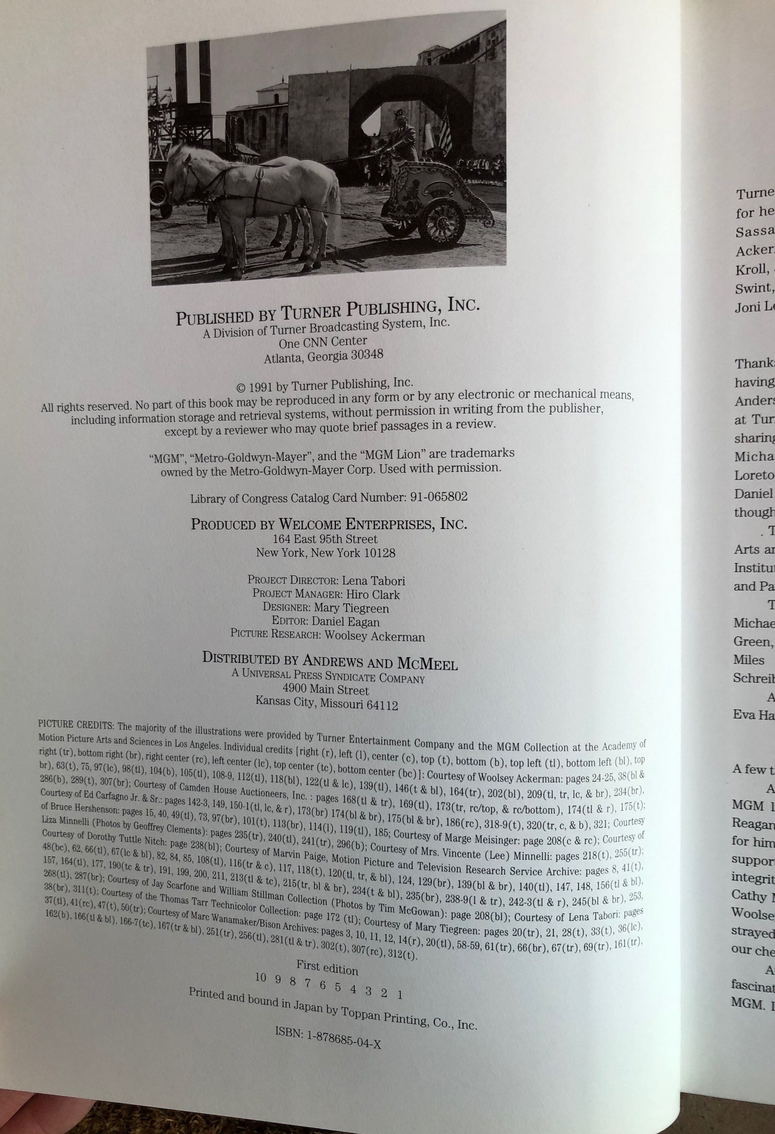 MGM : When the Lion Roars by Peter Hay 1991 Hardcover W/ DJ - Etsy