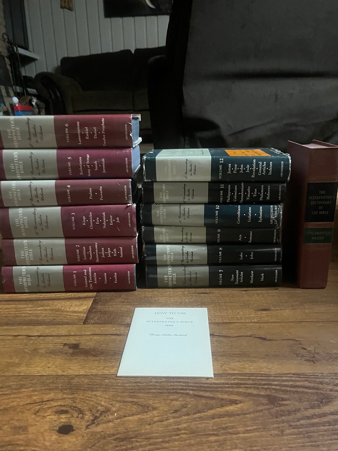 1952~ the Interpreter’s Commentary Bible Complete 12 Volumes~abingdon - Etsy