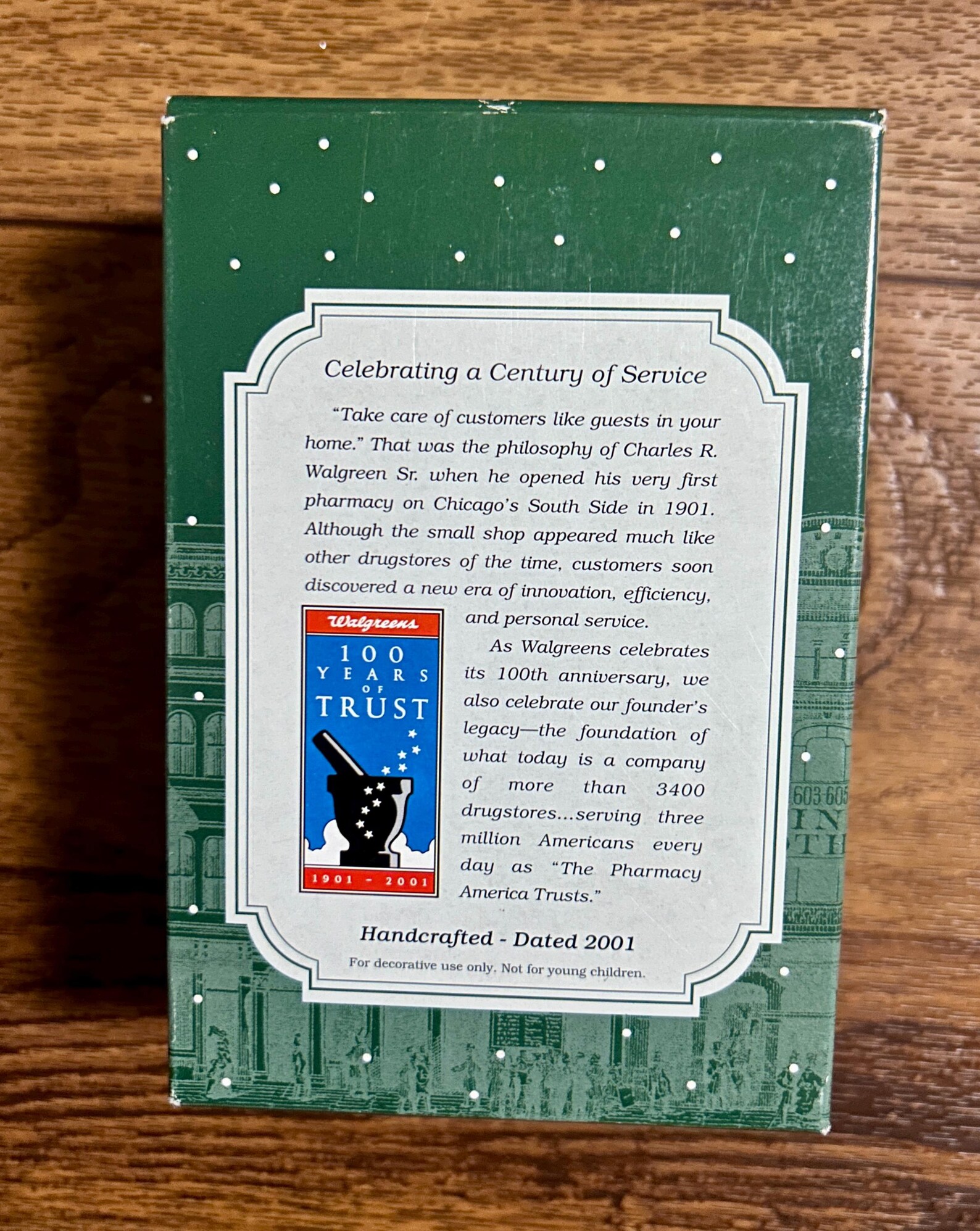 Hallmark • 2001 • the First Walgreens 100th Anniversary Christmas ...