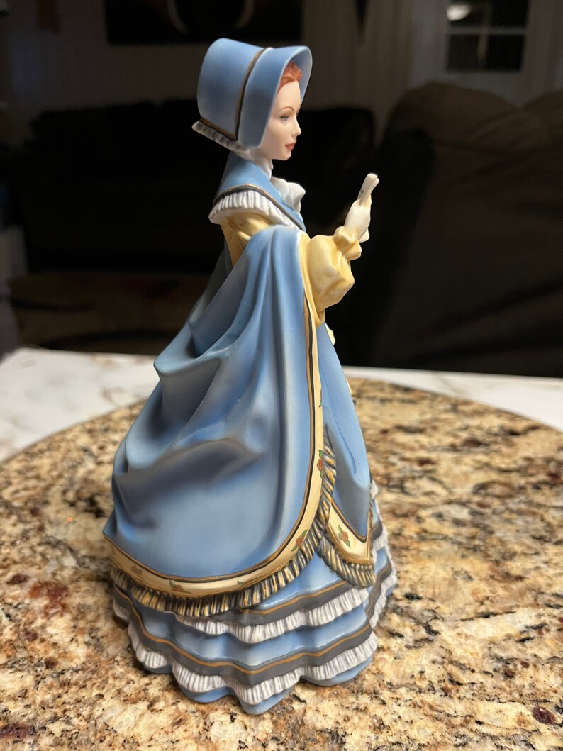 The Noble Collection Bella Bisque Porcelain Lady - Etsy
