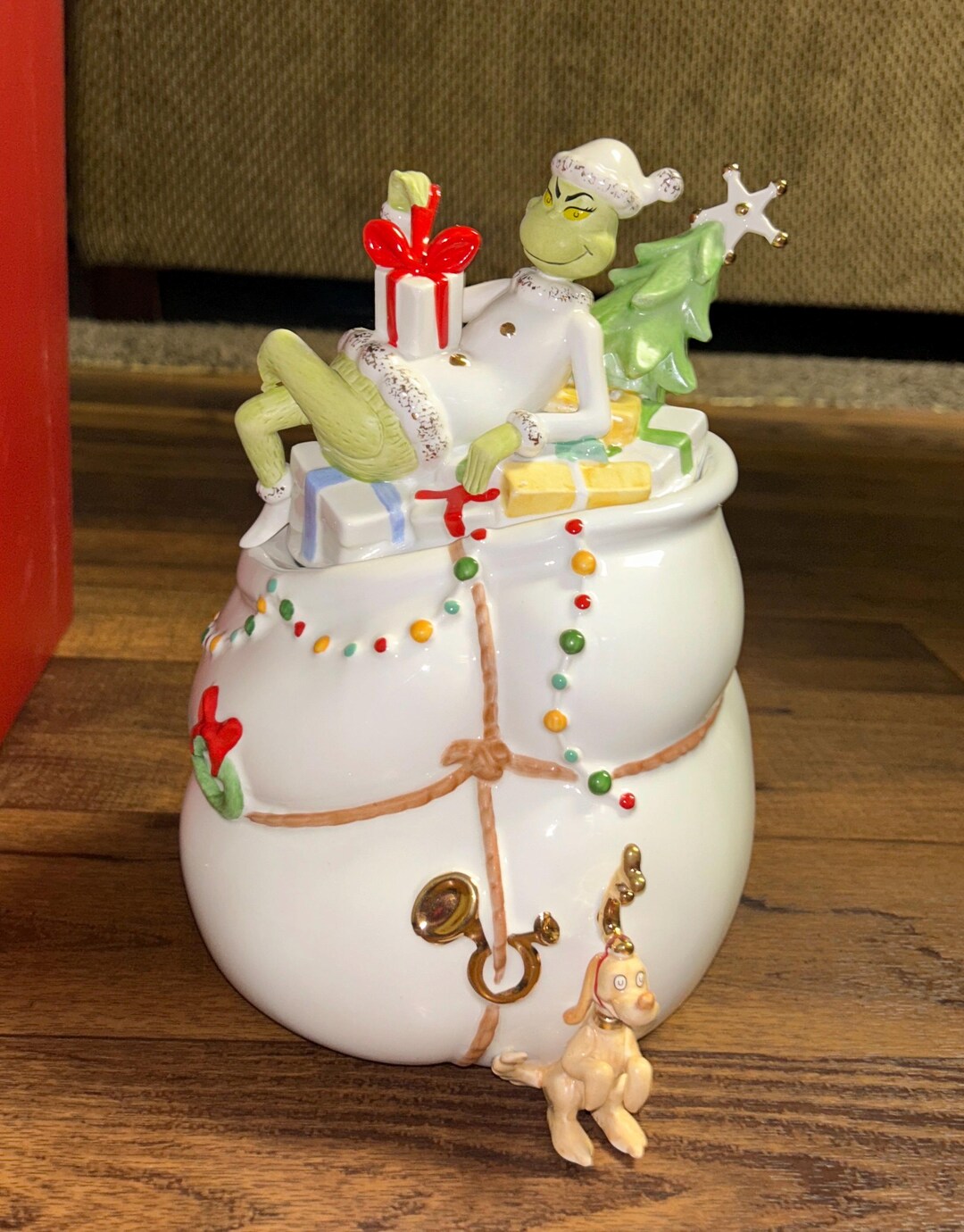 Lenox How the Grinch Stole Christmas merry Grinchmas Porcelain Cookie ...