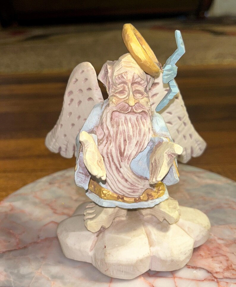 David Frykman • Vintage-1994 • 2 Figurines (the Oldest Angel) • Beige ...