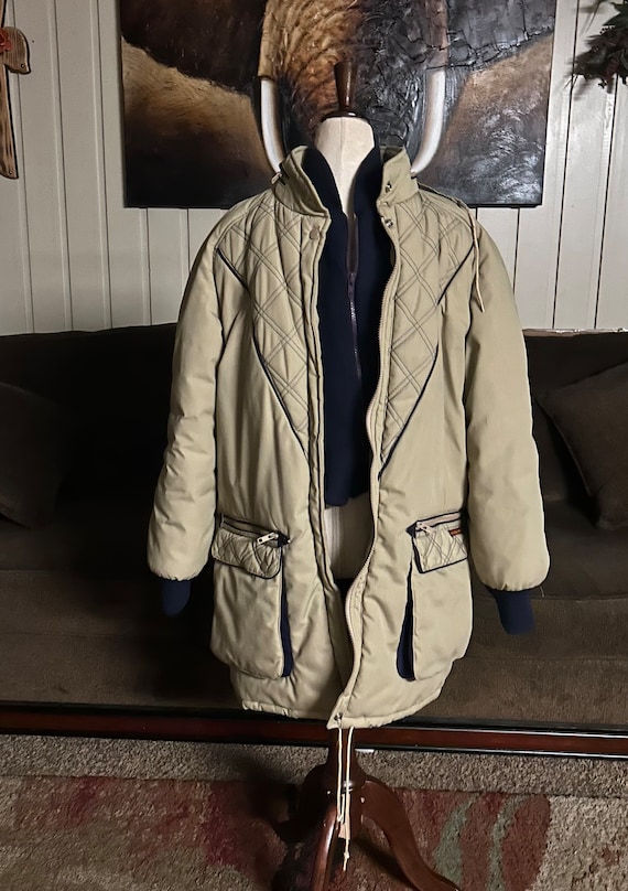 80s puffer jacket tan - Gem