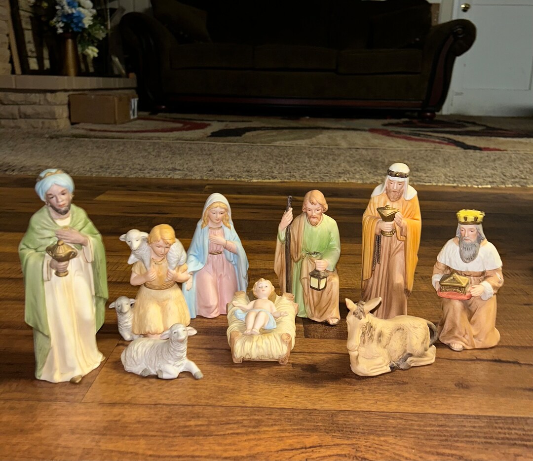 Hamco • 9 Piece • Ceramic • Nativity Set • Brand New - Etsy