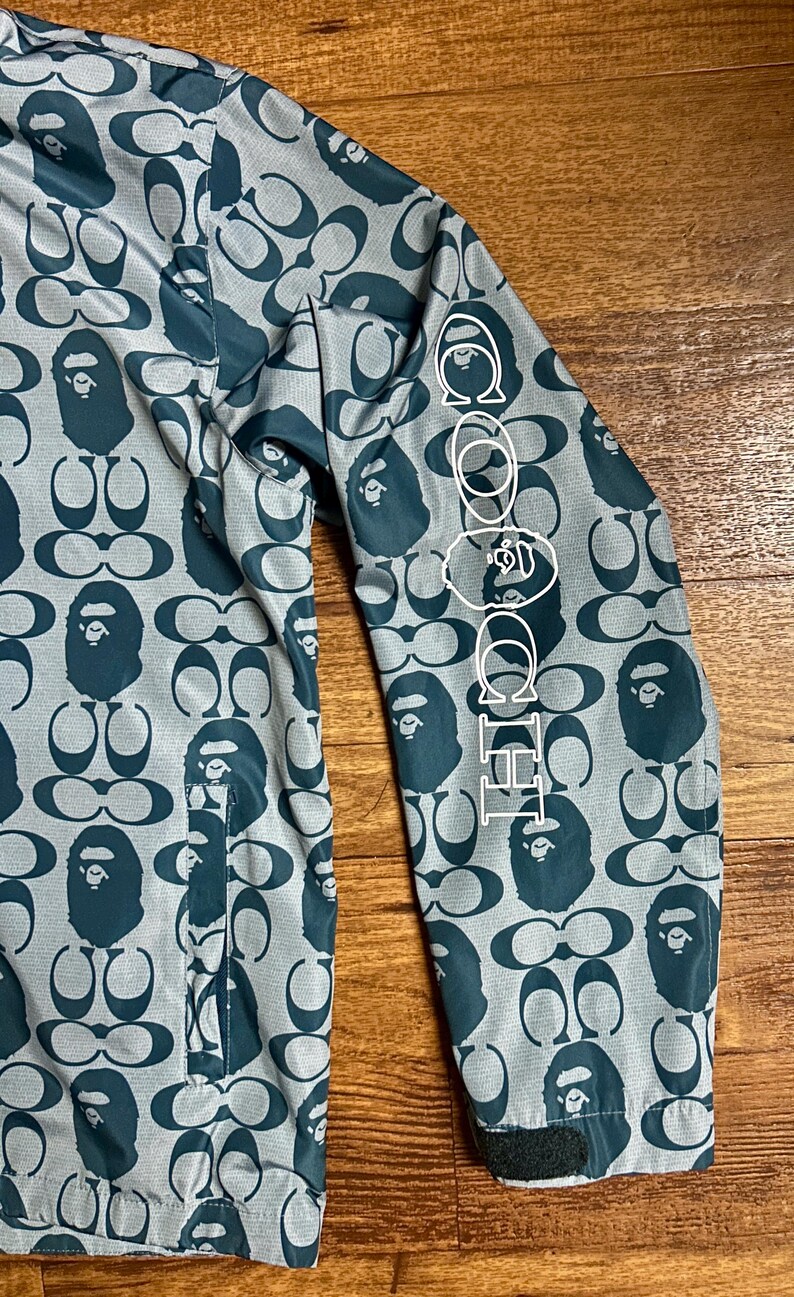 Bape X Coach (A Bathing Ape) Blue Windbreaker Men’s X- Large ...