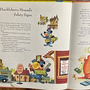 Huckleberry Hound and His Friends by Hanna-barbera Pro.~1962 HC Book - Etsy