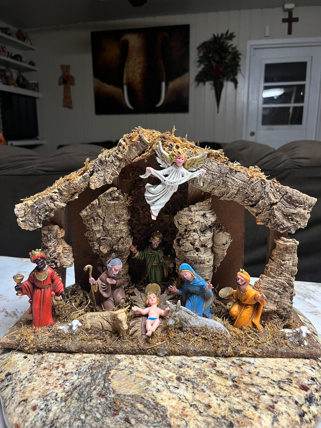 Fontanini (made in Italy) Nativity Set W/stable - Etsy
