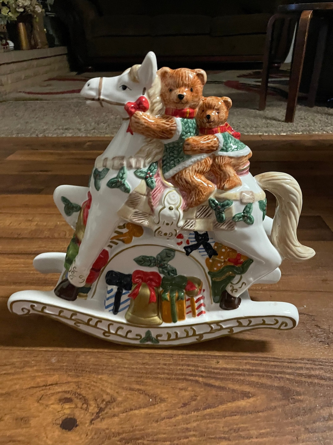 New~ “elements” Christmas Musical Rocking Horse - Etsy