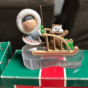 Hallmark Lot of 4 Eskimo Keepsake Ornaments New W/ Box - Etsy