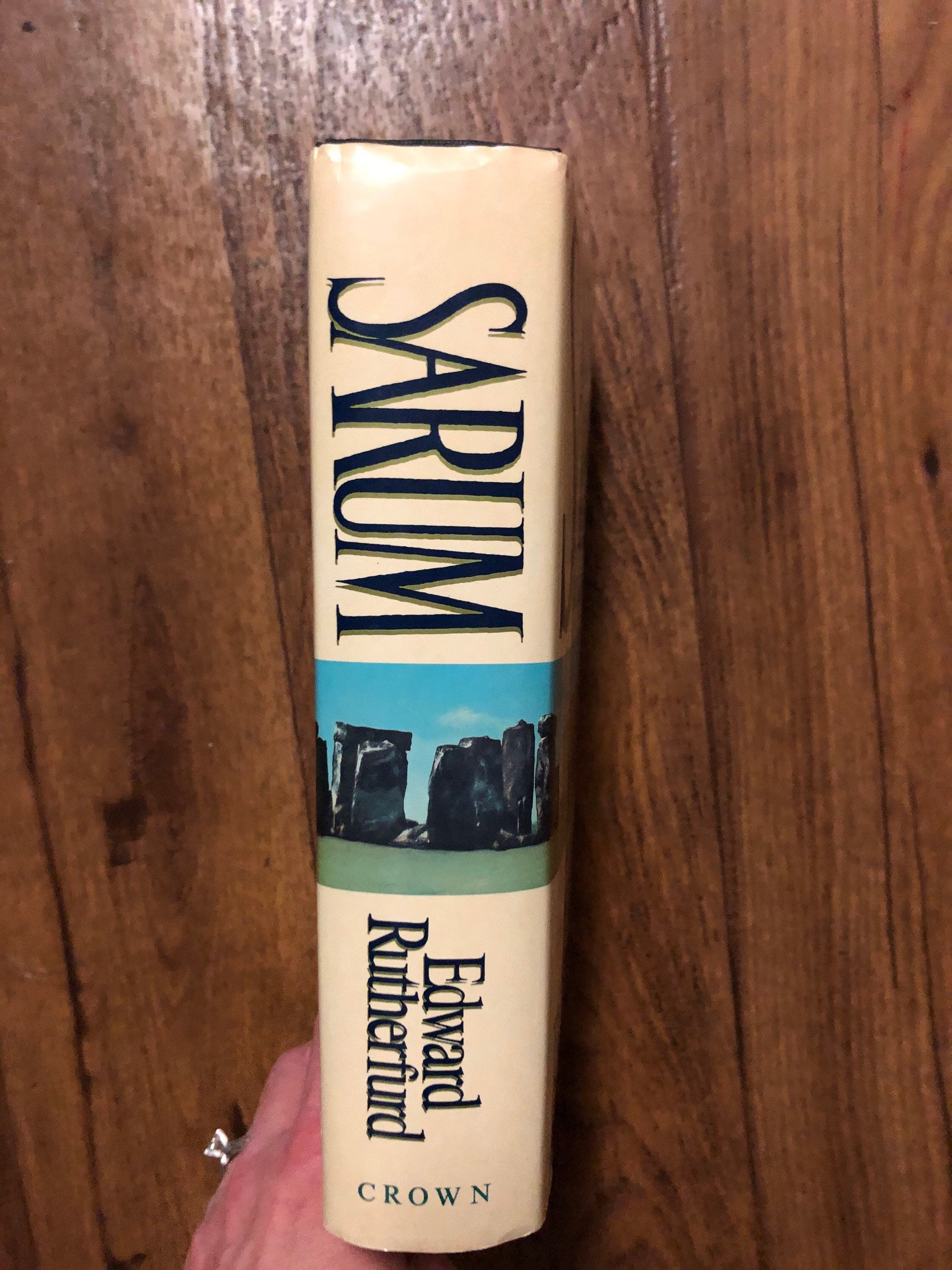 Sarum By Edward Rutherfurd1987 1st Edt. HC W/ DJ Book | Etsy