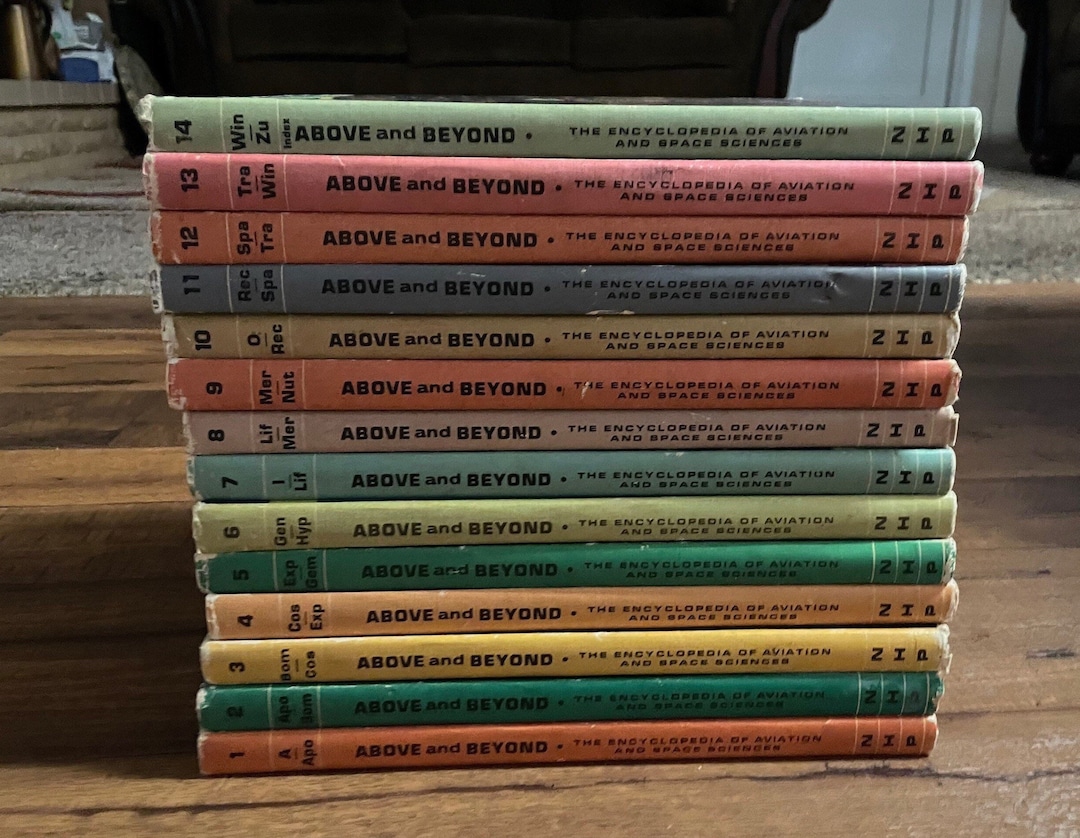 1967~ Above & Beyond Encyclopedia Space Science Books (whole Set of 14 ...