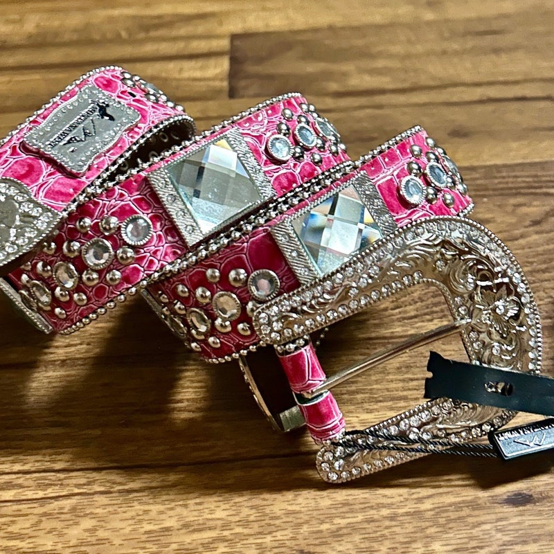 Rhinestone Western Belts - Etsy