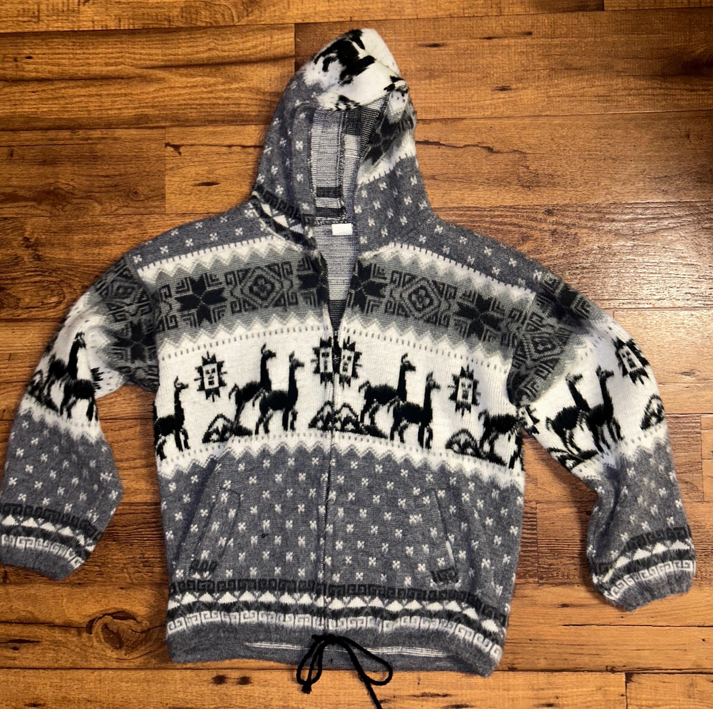 Andino Artesanias • Vintage • Medium • Black/white Fair Isle Andino Artesanias • Vintage • Medium • Black/white Fair Isle