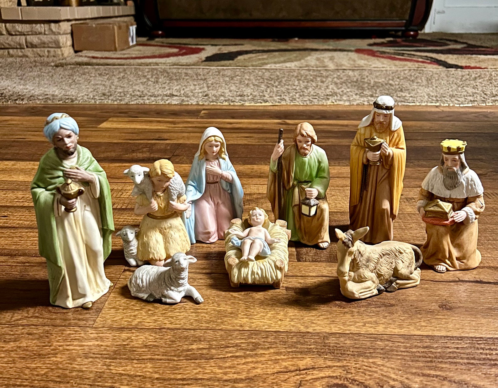 Hamco 9 Piece Ceramic Nativity Set Brand New - Etsy
